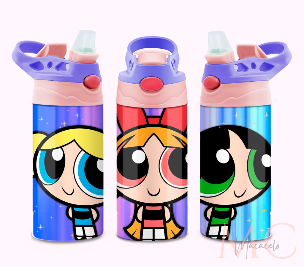 Termo 12oz Kids - PowerPuff Girls - Macacelo